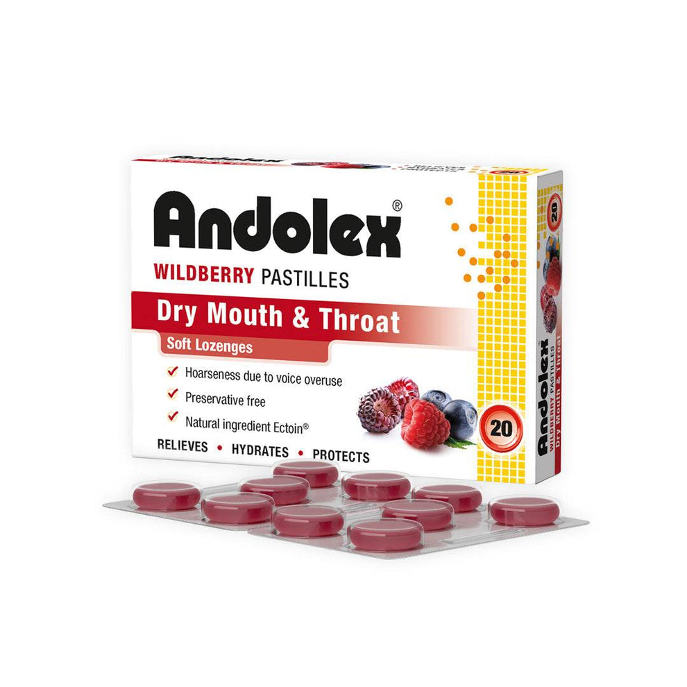 Andolex-C Wildberry Pastilles, 20's - Vaids Pharmacy